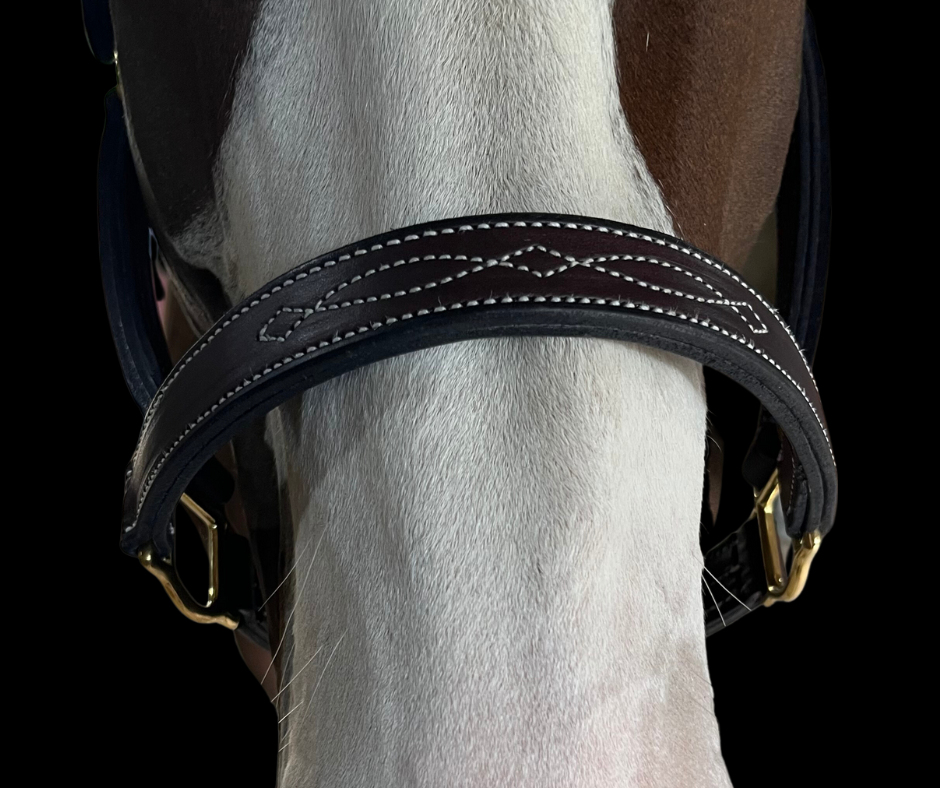 Remarkable's Fancy Stitch Halter – Remarkable Leather Goods