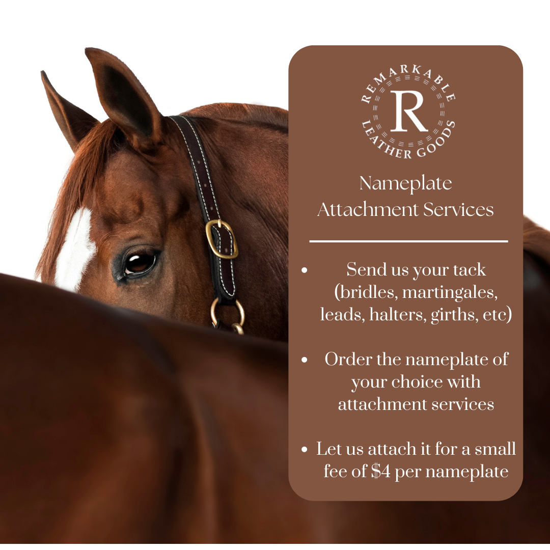 Attach Nameplate – Remarkable Leather Goods