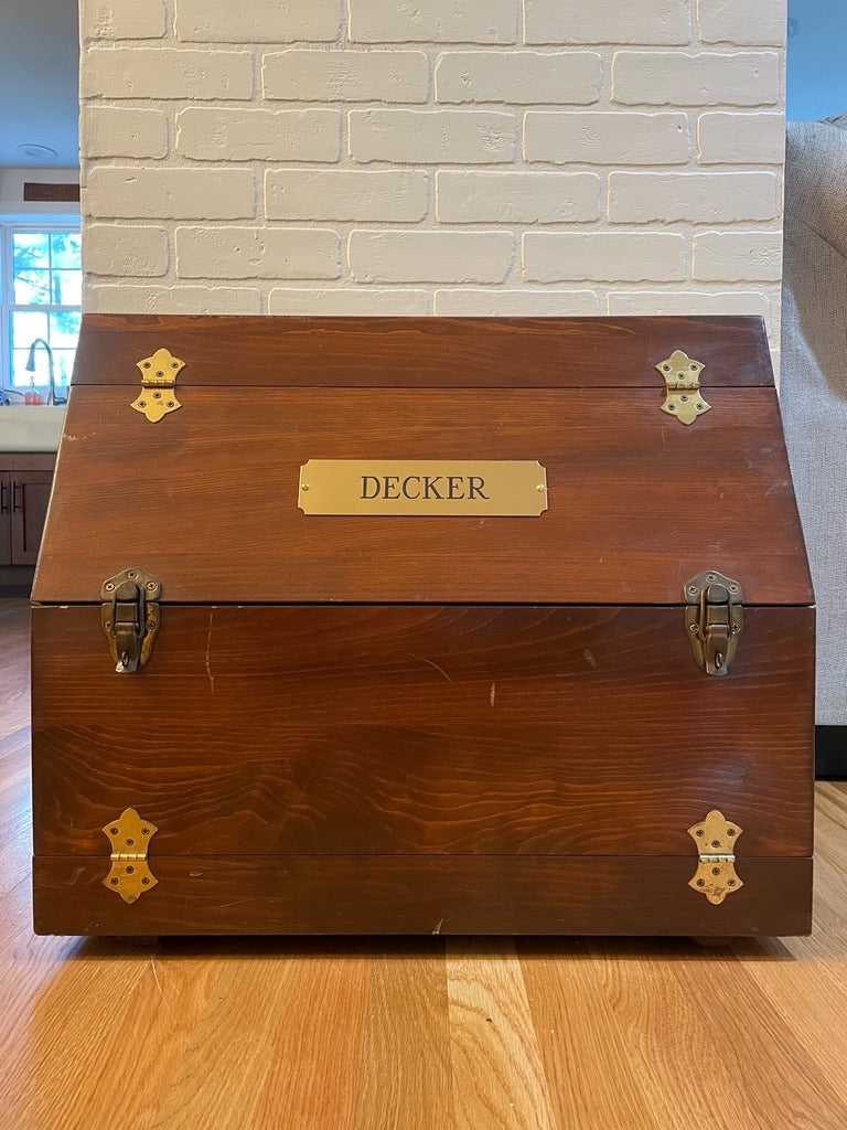 Solid, Heavy Metal Plate for Tack Trunks or Stall Fronts – Remarkable ...